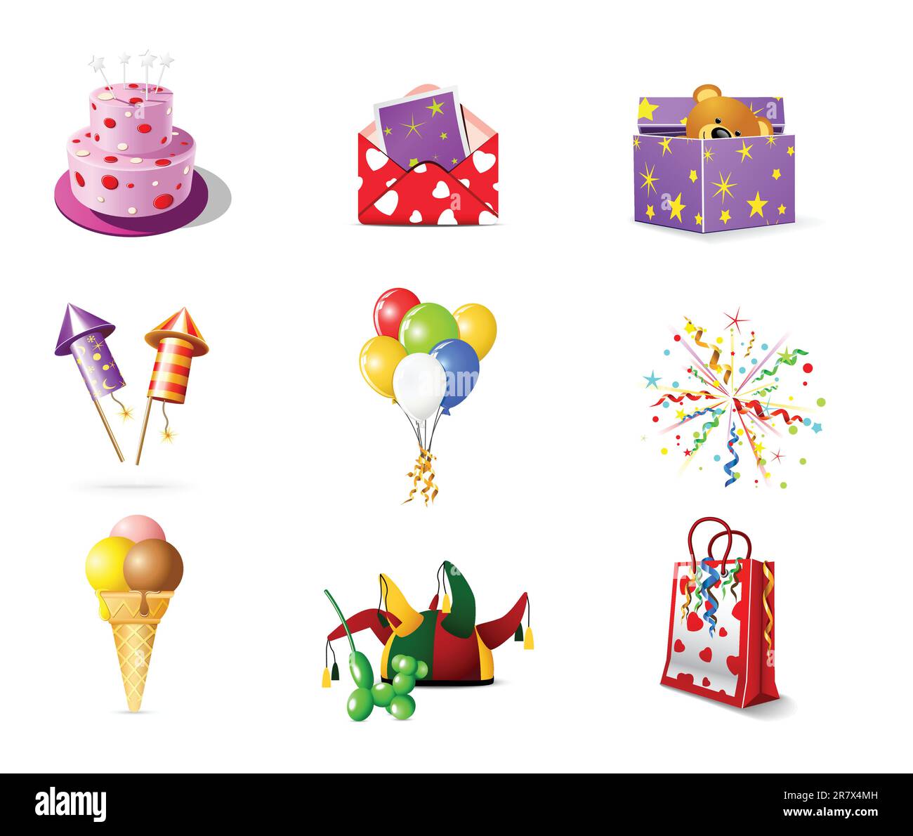 Happy birthday to you gift bag Stock Vector Images - Alamy
