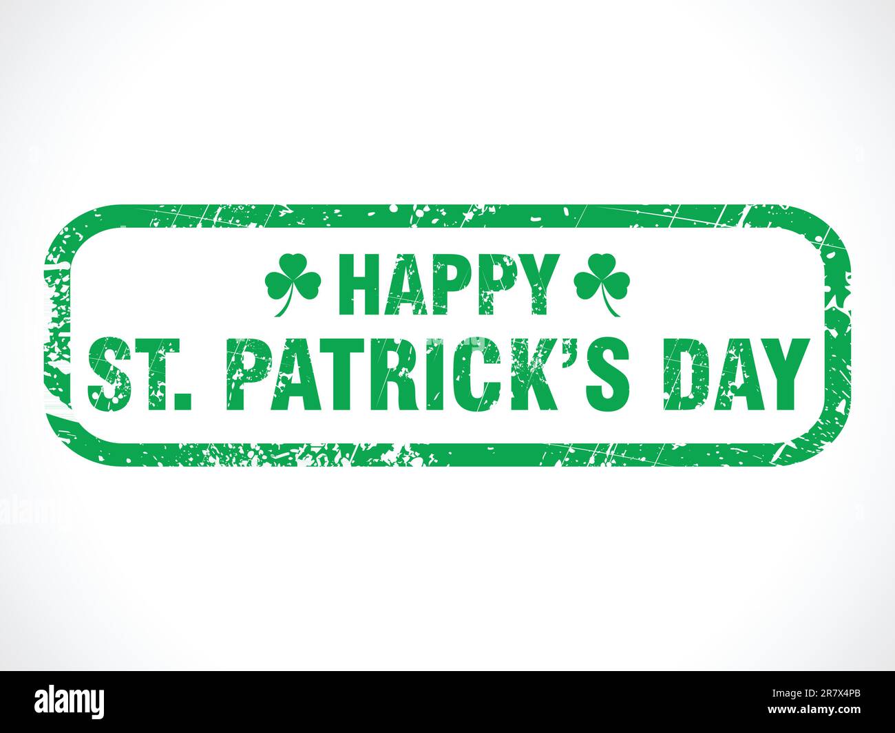 abstract grunge based st patrick stamp vector illustration Stock Vector ...
