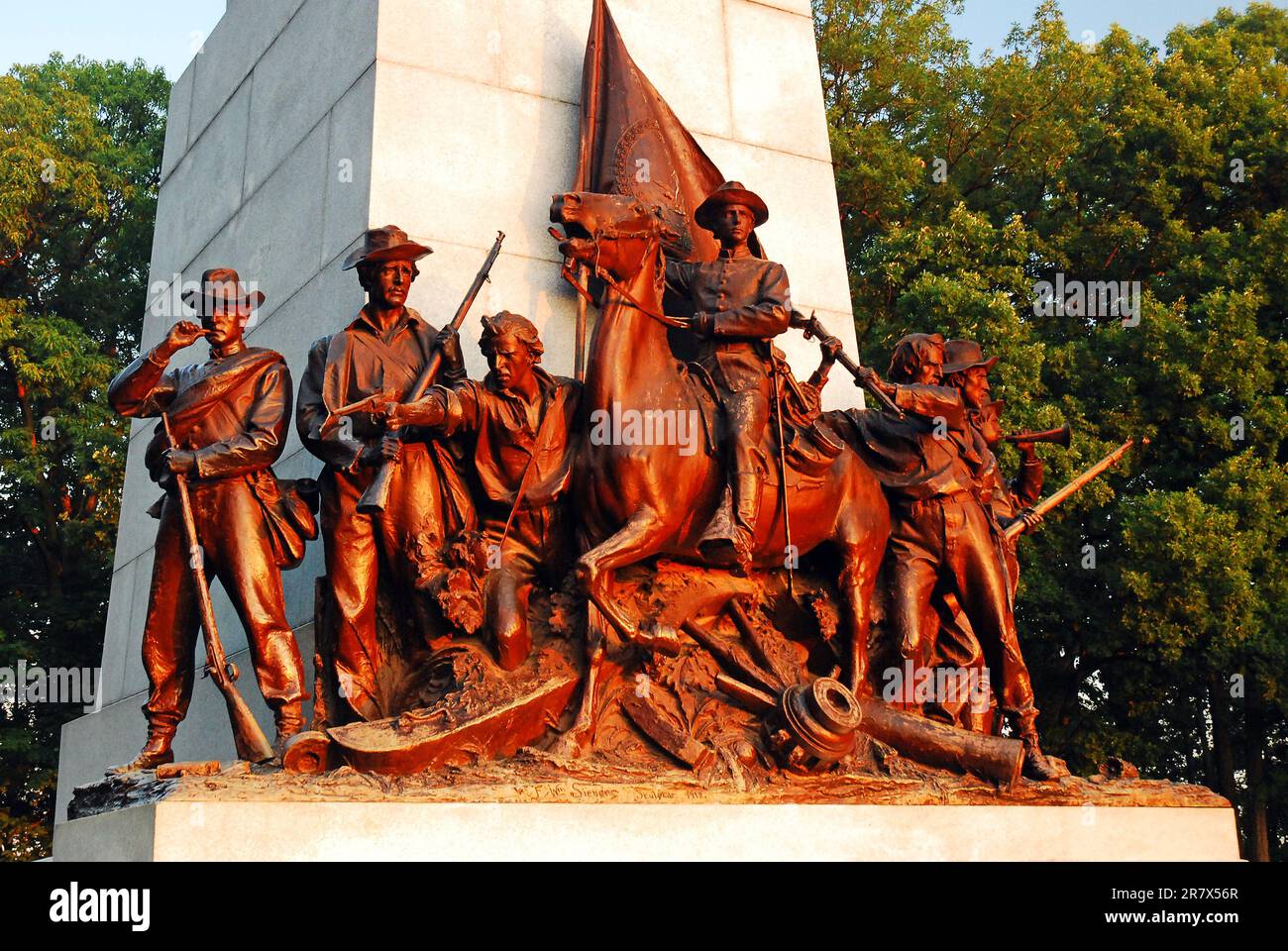 The Virginia War Memorial, at Gettysburg National Battlefield ...