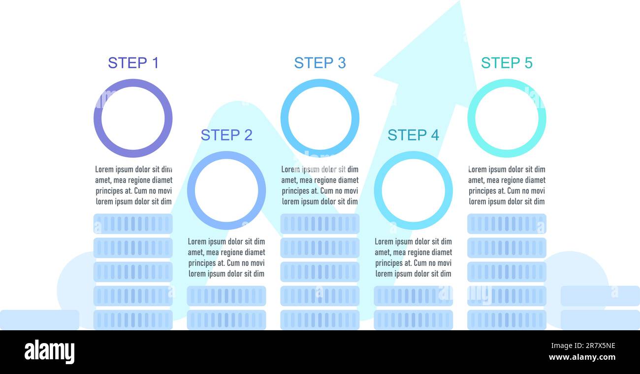 Sales improvement plan infographic chart design template Stock Vector ...