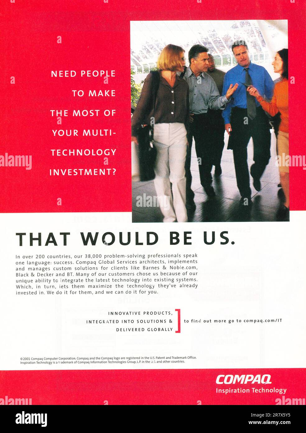 Compaq computers advertisement hi-res stock photography and images - Alamy