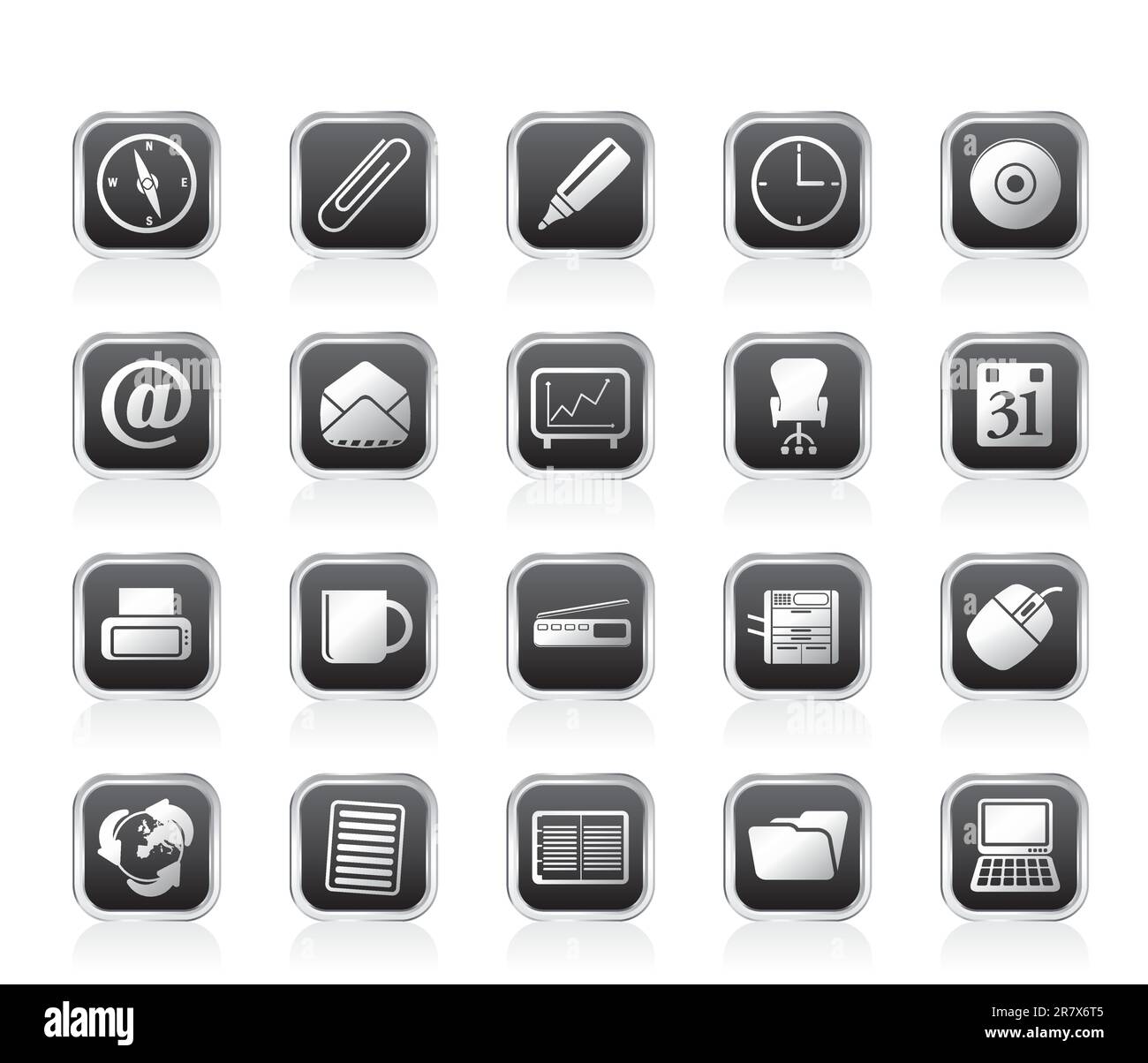 Computer tools icons Cut Out Stock Images & Pictures - Alamy