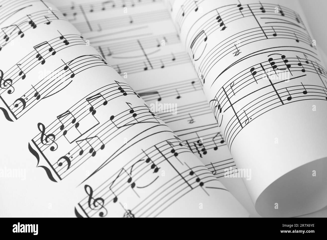 Music Sheets Black And White
