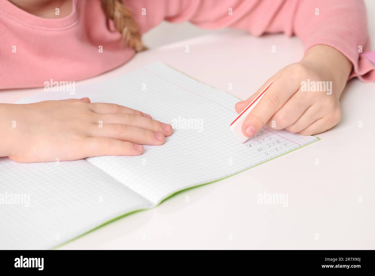 Using an eraser hi-res stock photography and images - Alamy