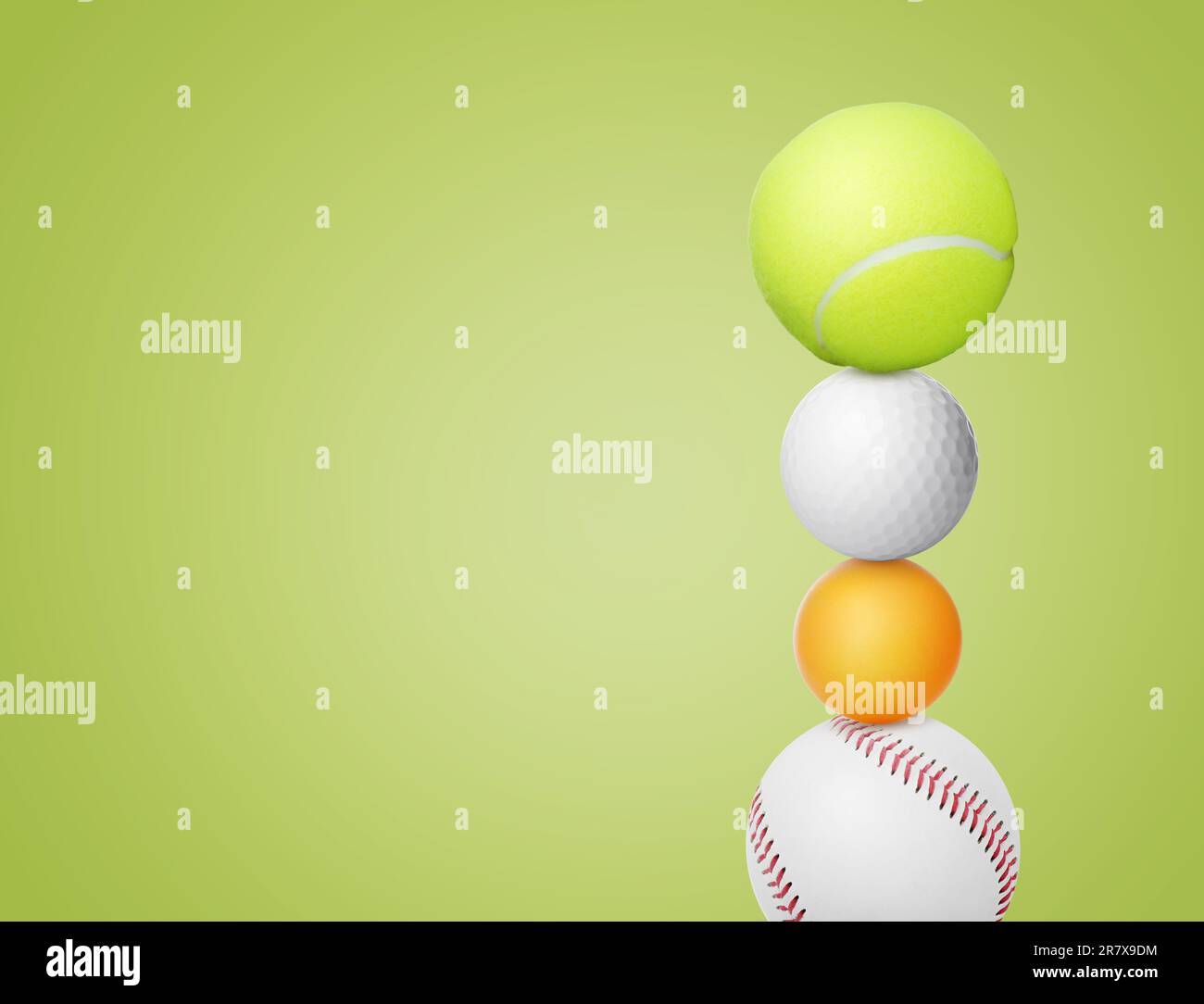 Stacked tennis balls hi-res stock photography and images - Alamy