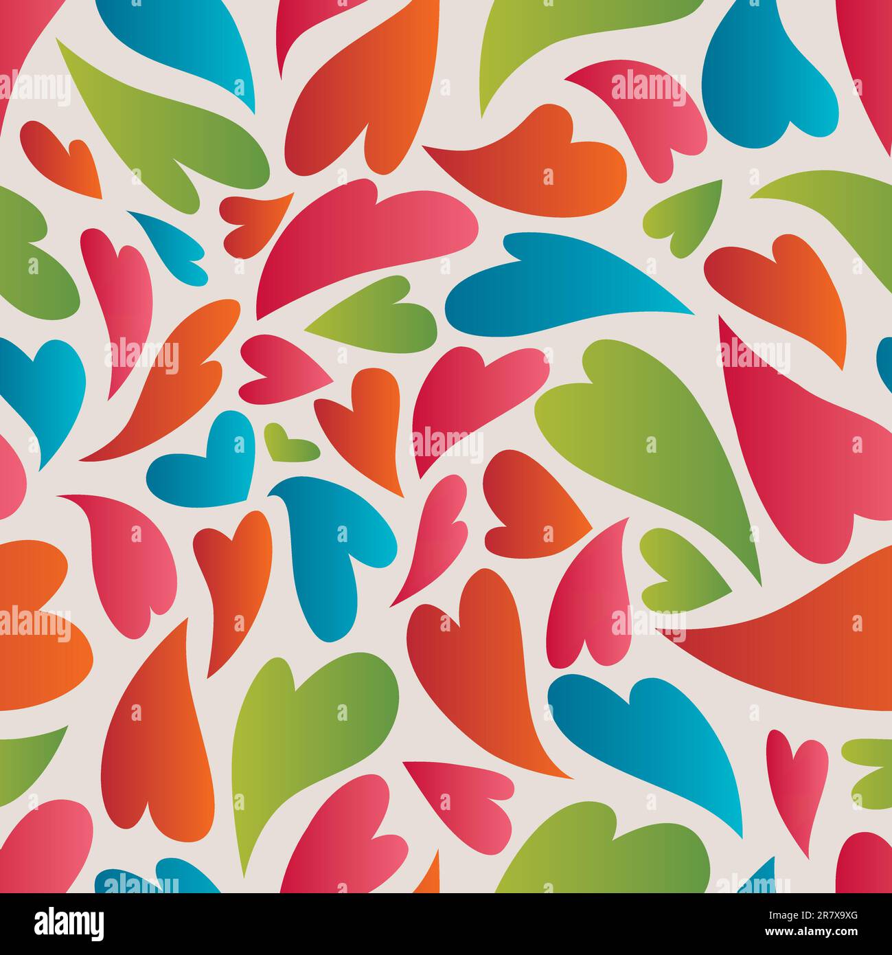 Seamless love pattern hi-res stock photography and images - Alamy