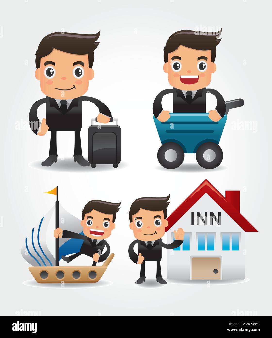 House boat office Stock Vector Images - Alamy