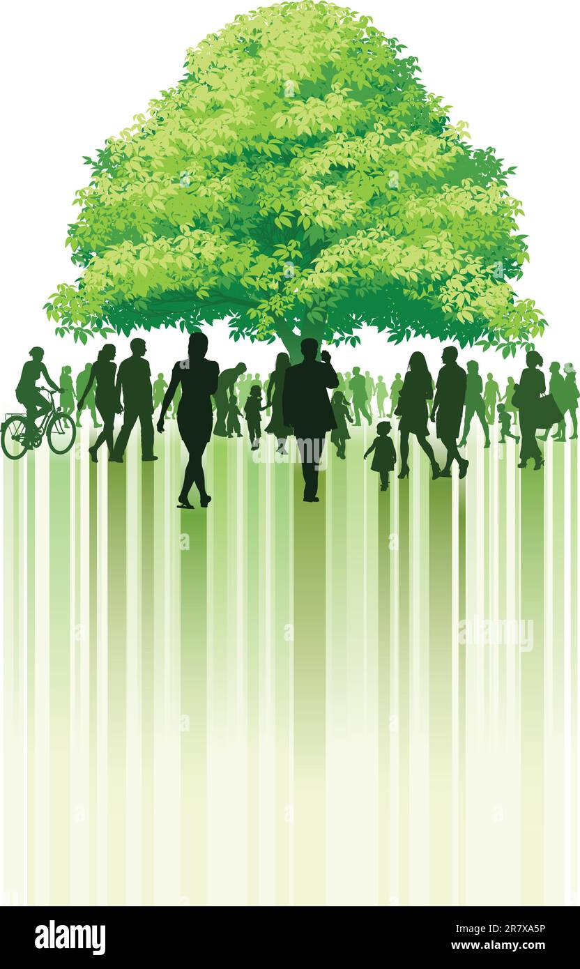 Cycle walking Stock Vector Images - Alamy