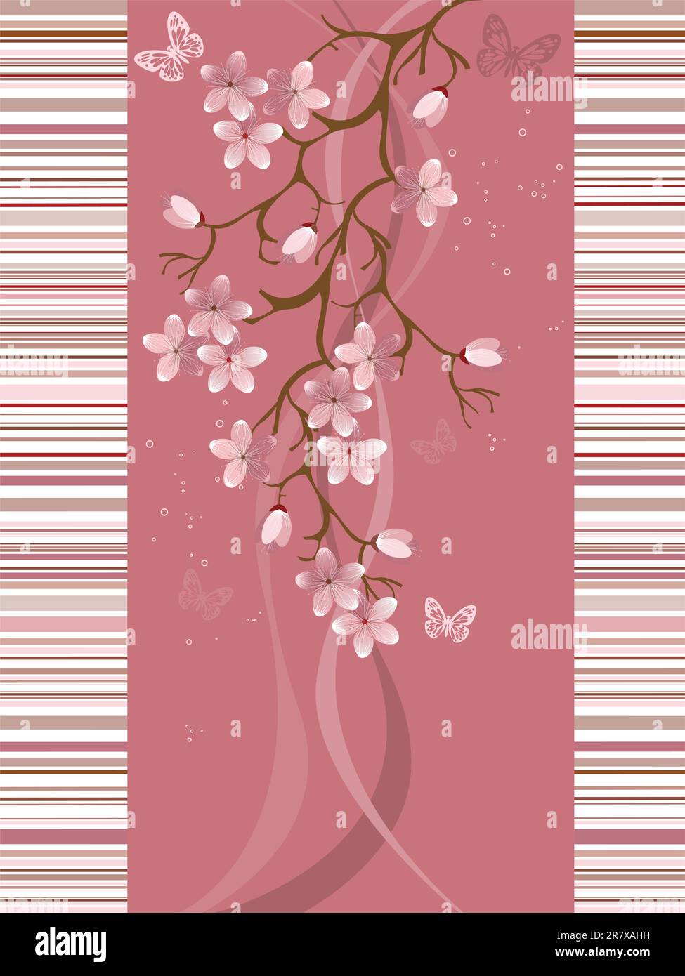 sakura blossom, vector illustration Stock Vector Image & Art - Alamy