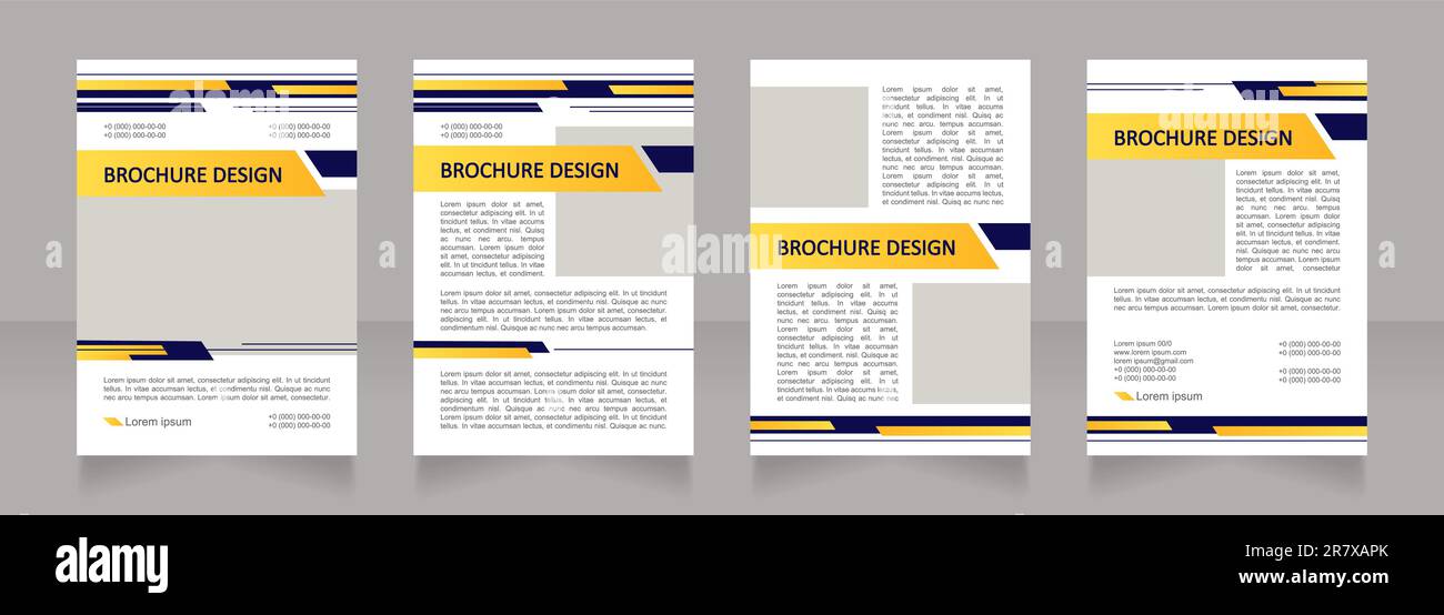 Credit card interest blank brochure layout design Stock Vector Image ...