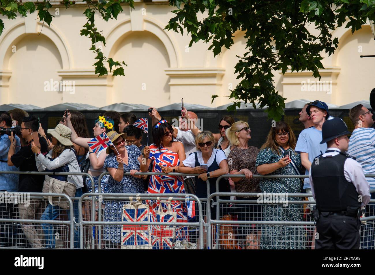 London, UK, 17th June 2023, The crowds gathered after a slow start on ...