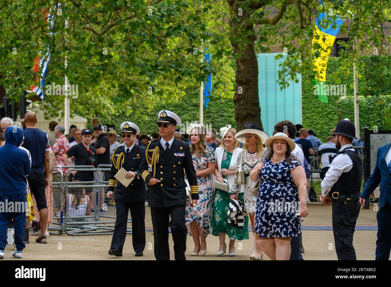 London, UK, 17th June 2023, The crowds gathered after a slow start on ...
