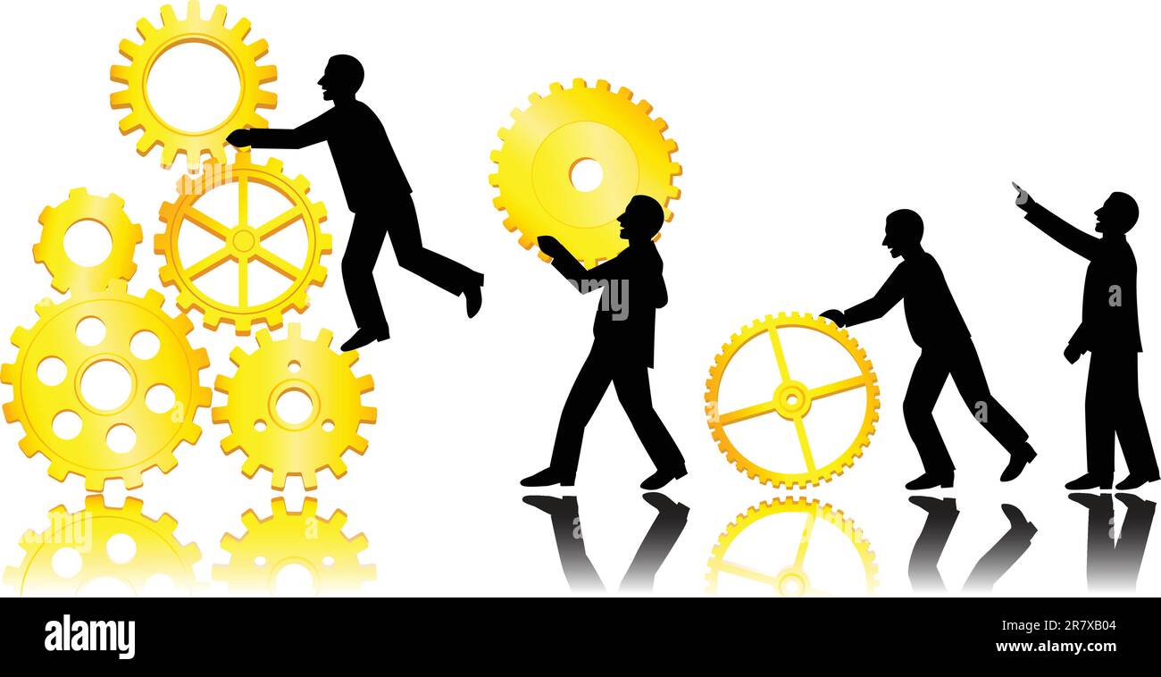 Team building teamwork Cut Out Stock Images & Pictures - Alamy