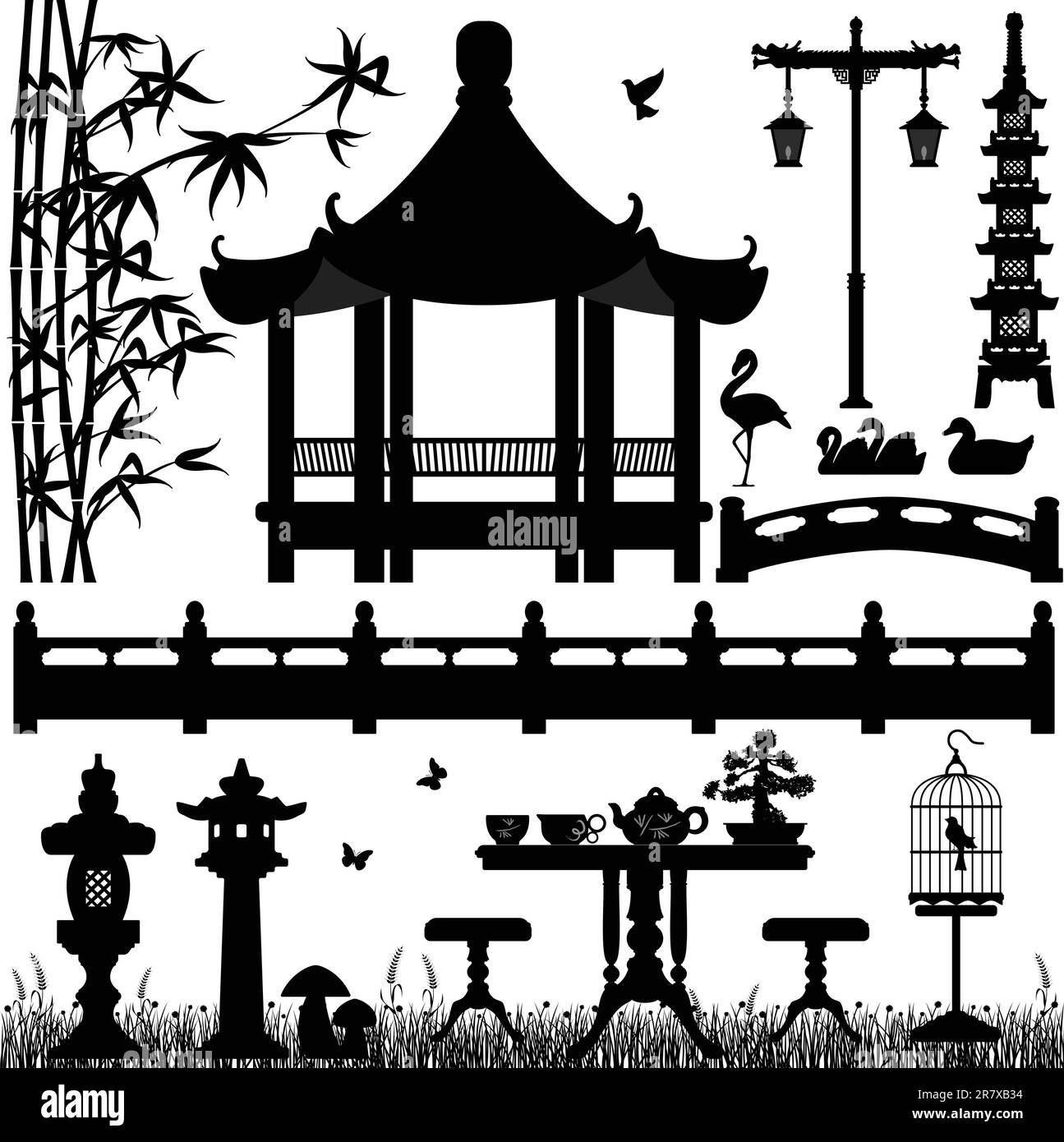 Light table garden Black and White Stock Photos & Images - Alamy