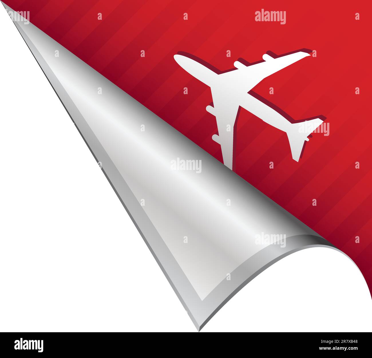 Airplane tab Stock Vector Images - Alamy
