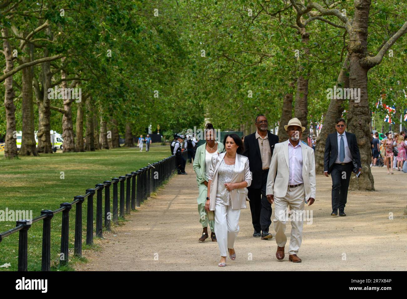 London, UK, 17th June 2023, The crowds gathered after a slow start on ...