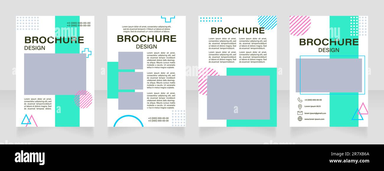 Sketching course blank brochure layout design Stock Vector Image & Art ...