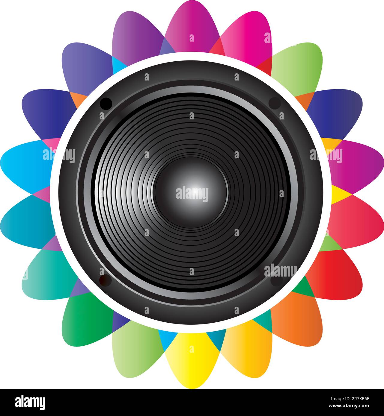 Audio speaker icon - vector illustration Stock Vector Image & Art - Alamy