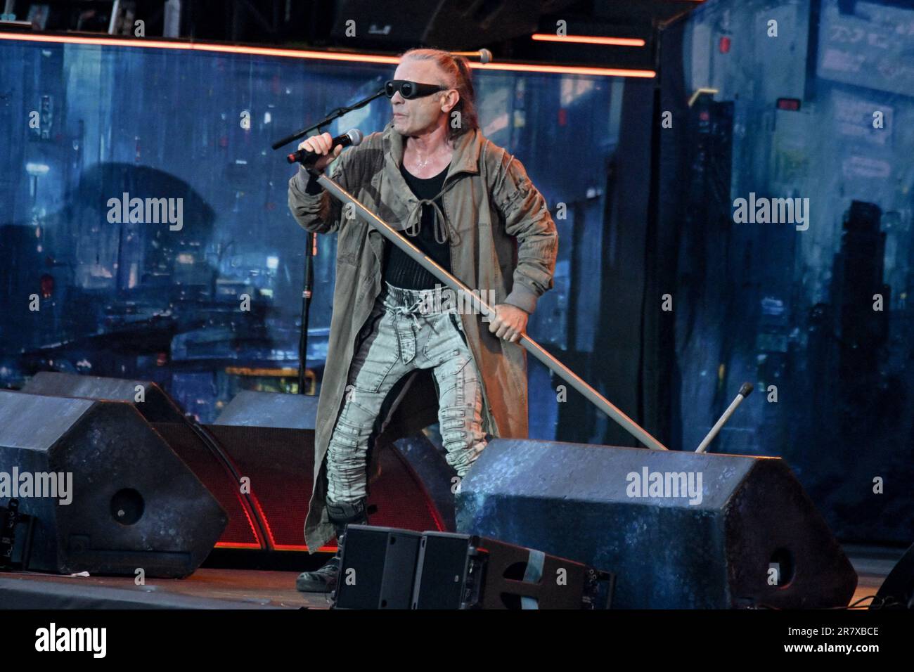 Clisson, France. 17th June, 2023. Iron Maiden performing live on stage ...