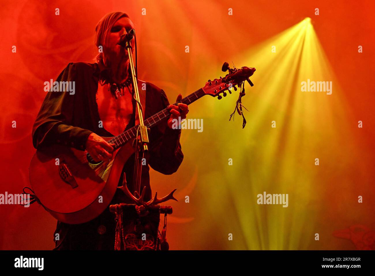 Clisson, France. 17th June, 2023. Faun performing live on stage during ...