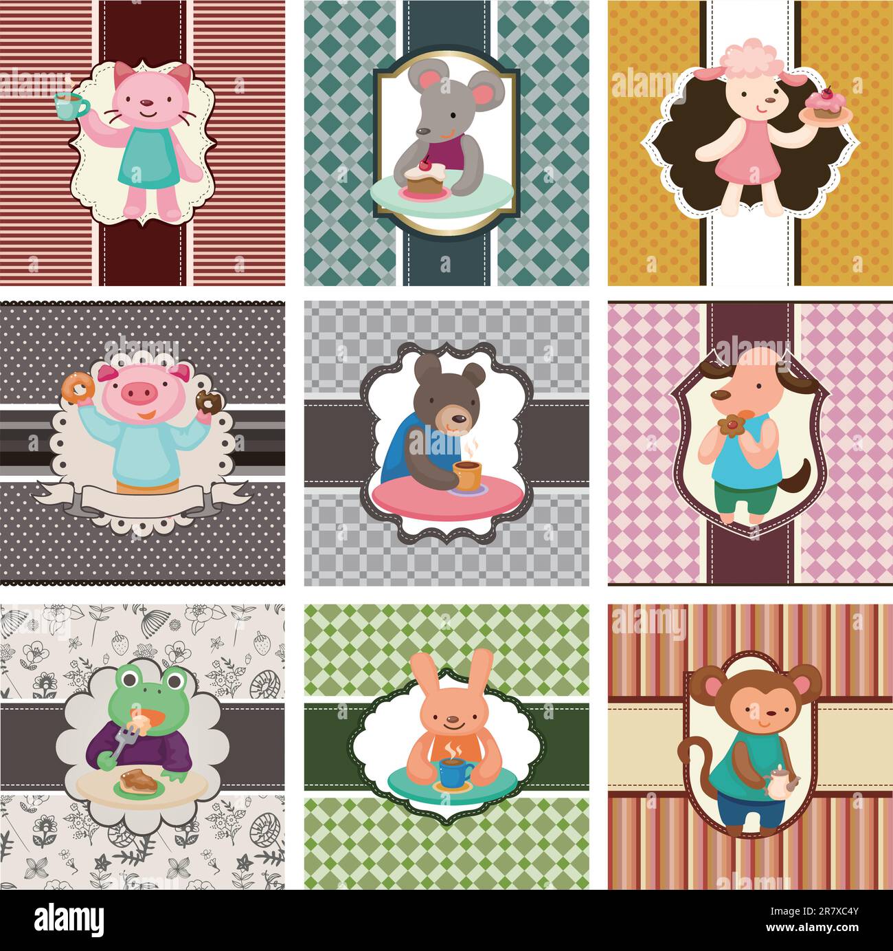 Tea pig Stock Vector Images - Alamy