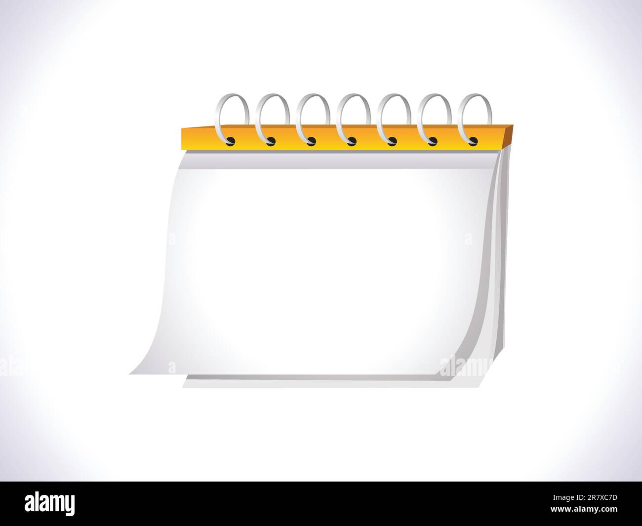 abstract blank calender icon vector illustration Stock Vector Image ...