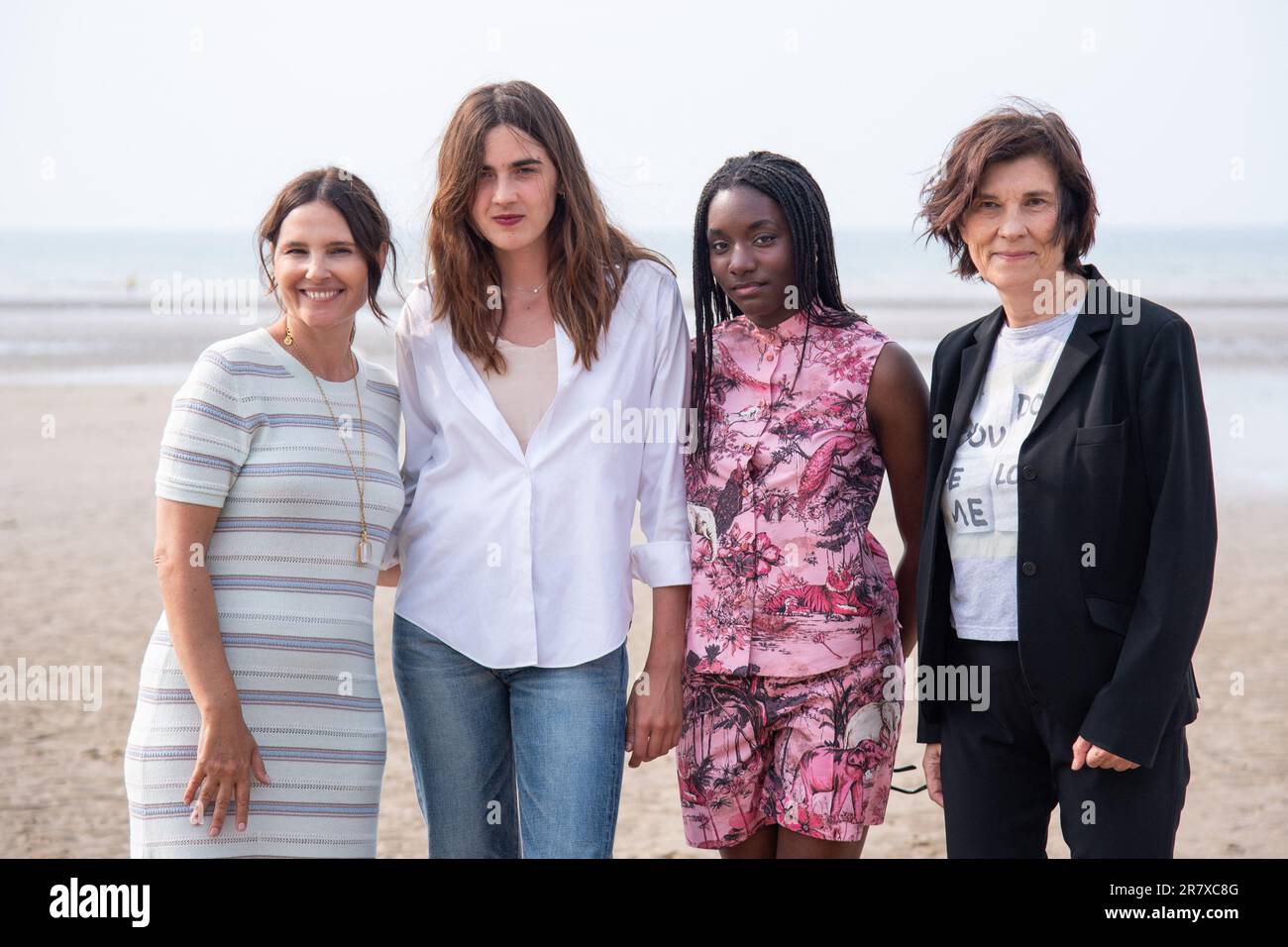 Cabourg, France. 17th June, 2023. Virgine Ledoyen, Lomane de Dietrich ...