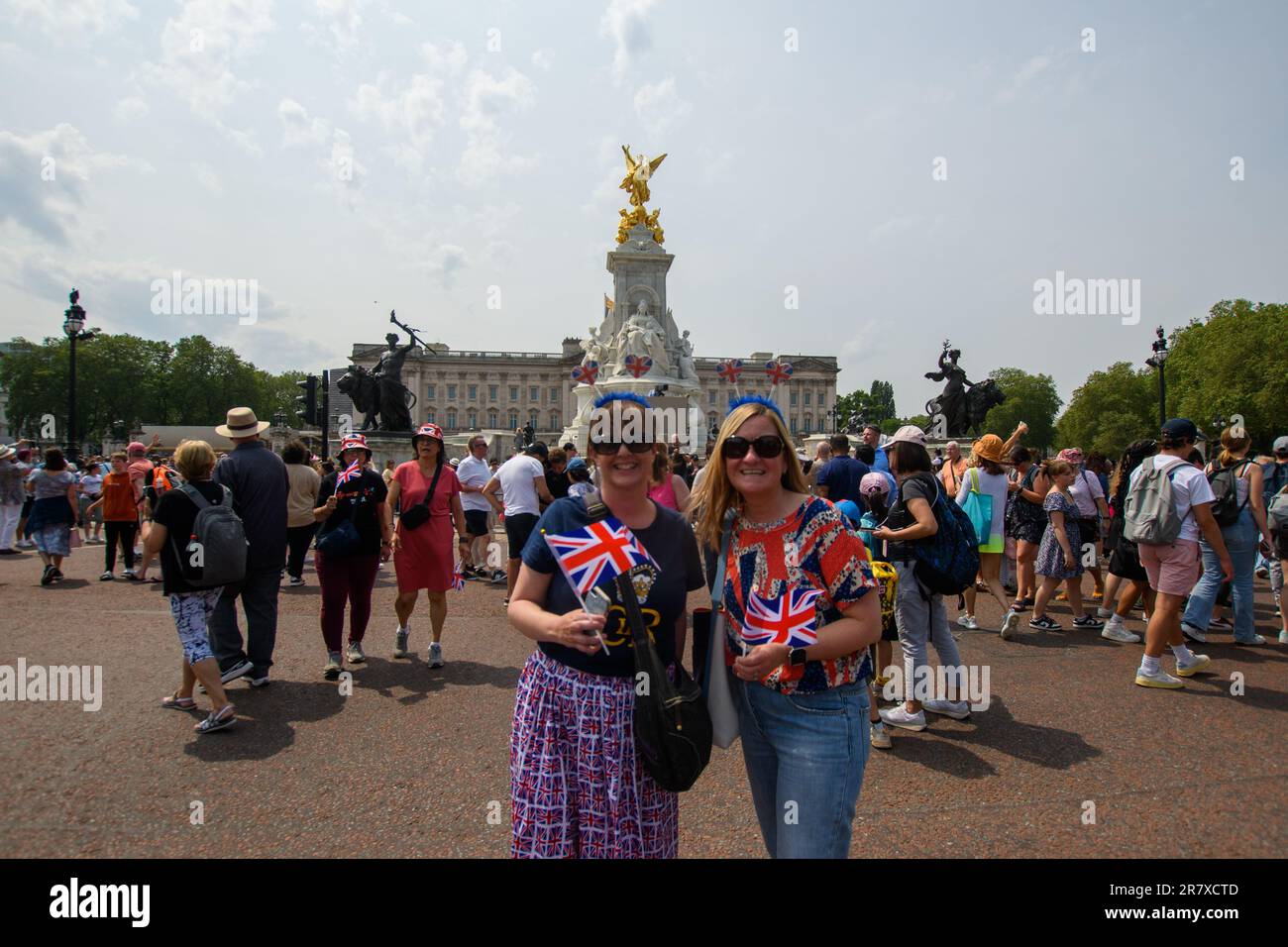 London, UK, 17th June 2023, The crowds gathered after a slow start on ...