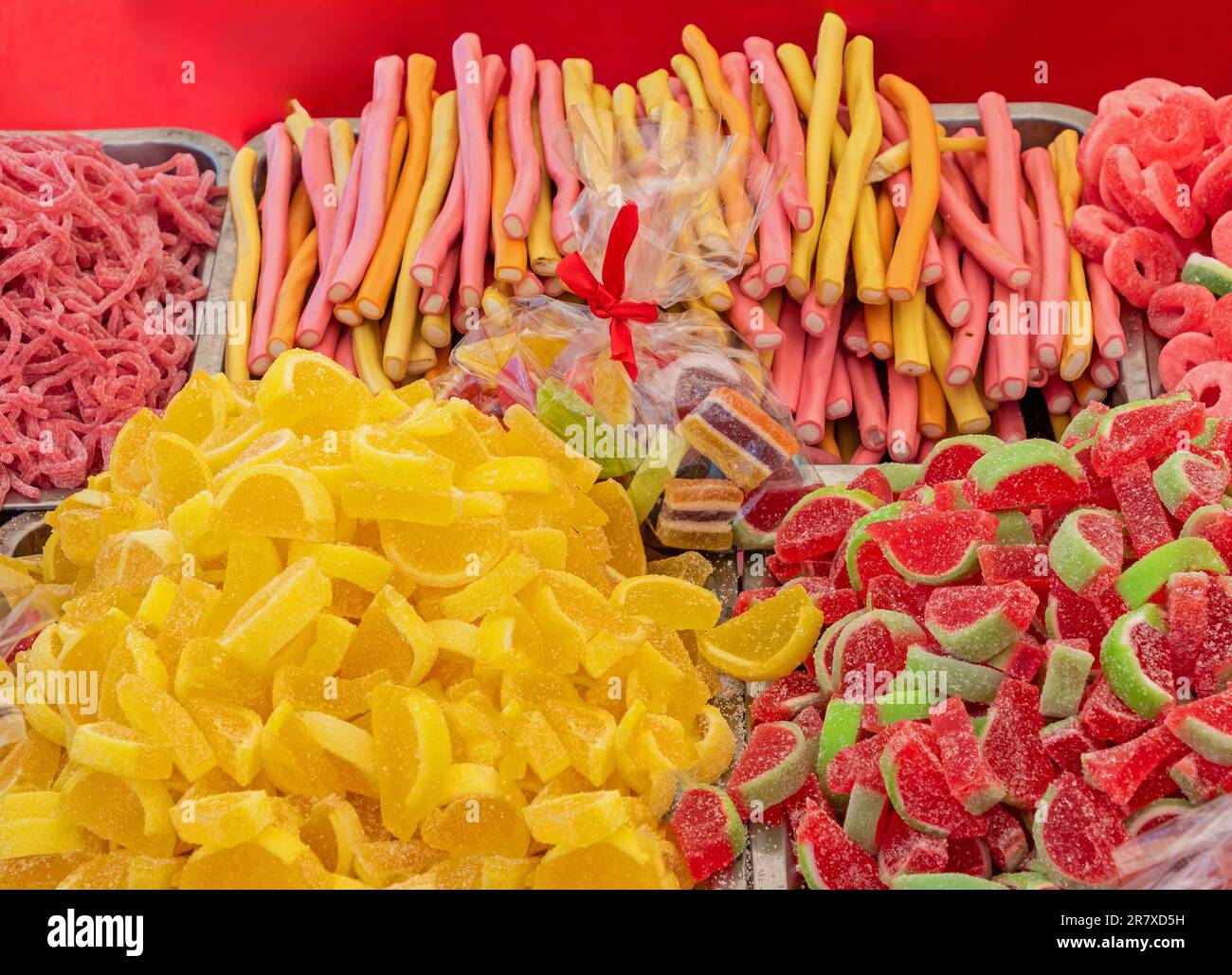 Pile snacks and sweets hi-res stock photography and images - Alamy