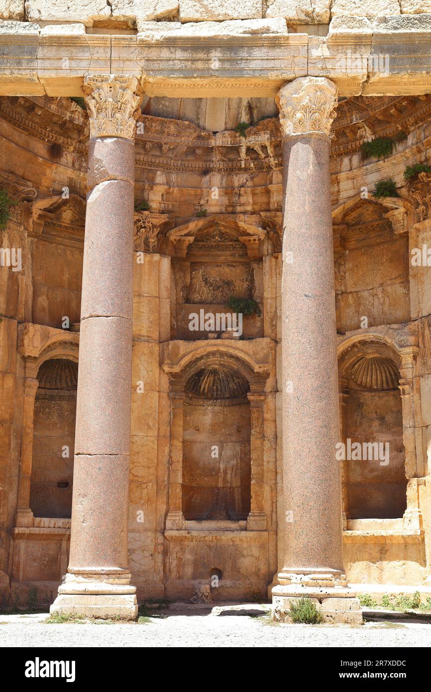 Baalbek Ancient Roman Ruins, Lebanon Stock Photo - Alamy