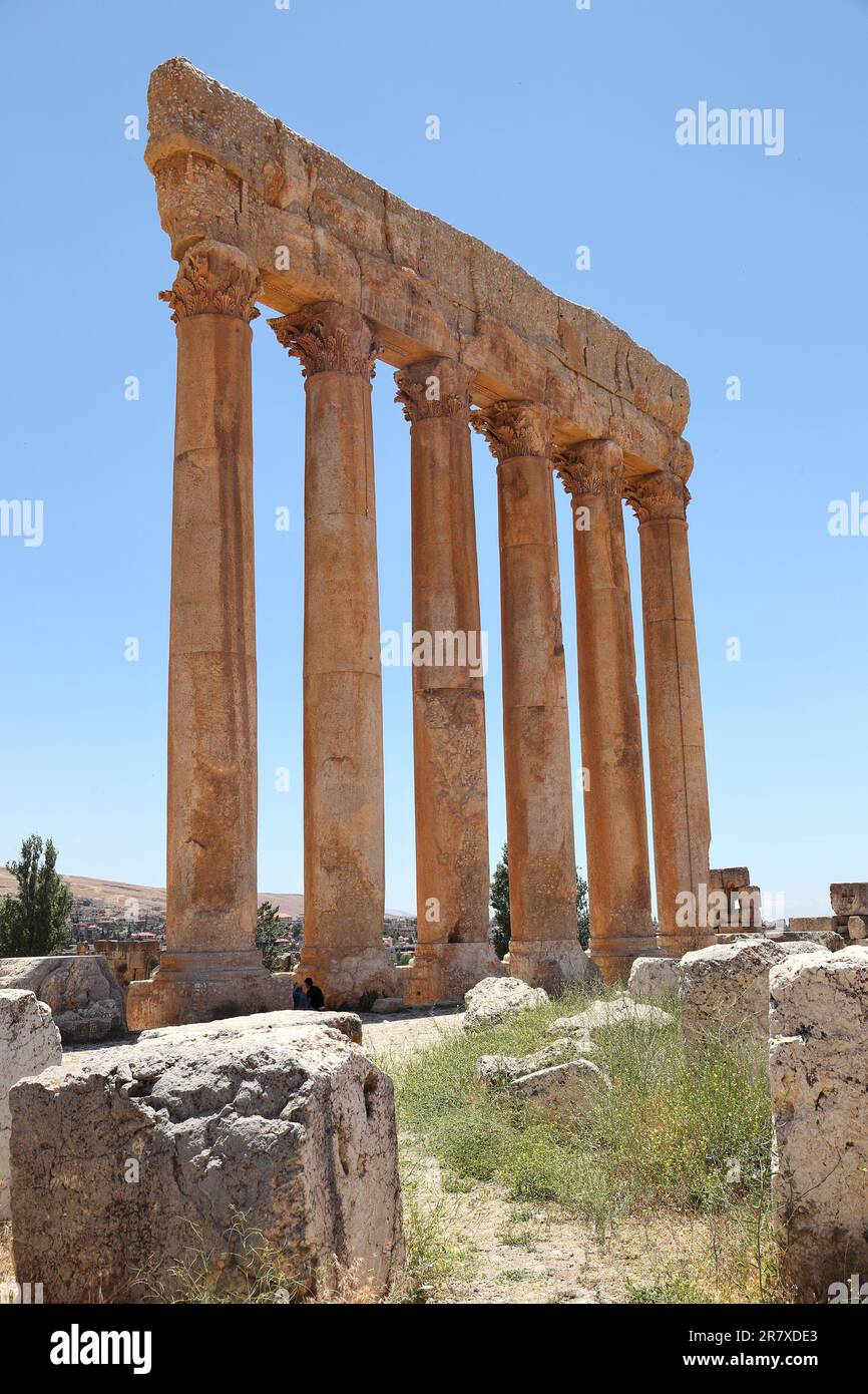 Baalbek Ancient Roman Ruins, Lebanon Stock Photo - Alamy