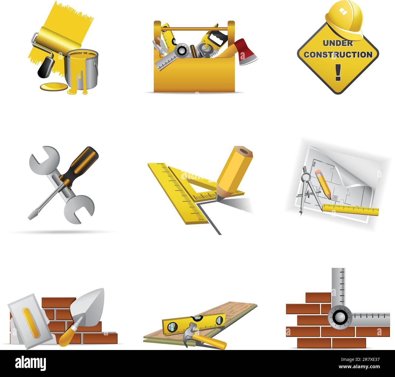 Roller stack Stock Vector Images - Alamy