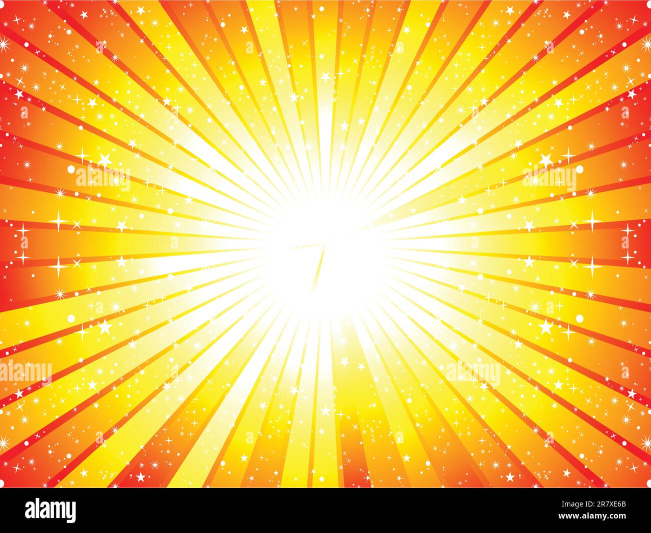 abstract yellow sunbeam background vector illustration Stock Vector ...