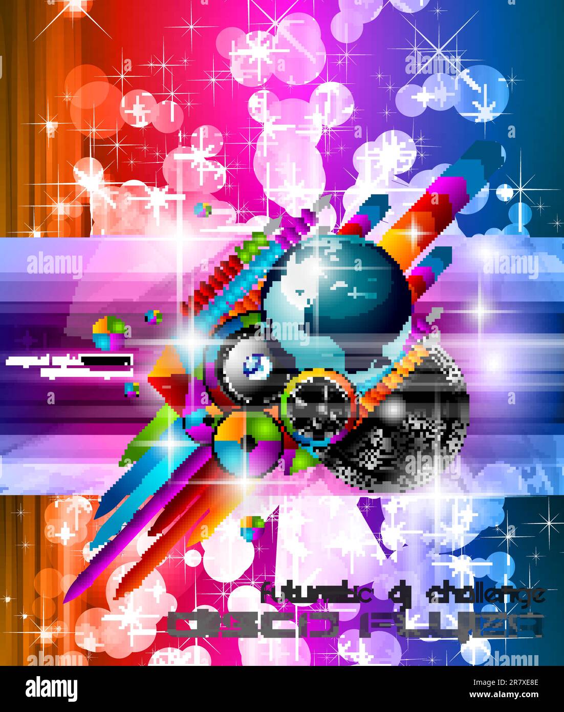 Stars of the world disco Stock Vector Images - Alamy