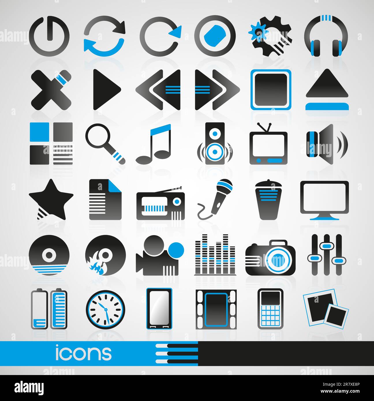 Audio equip Stock Vector Images - Alamy