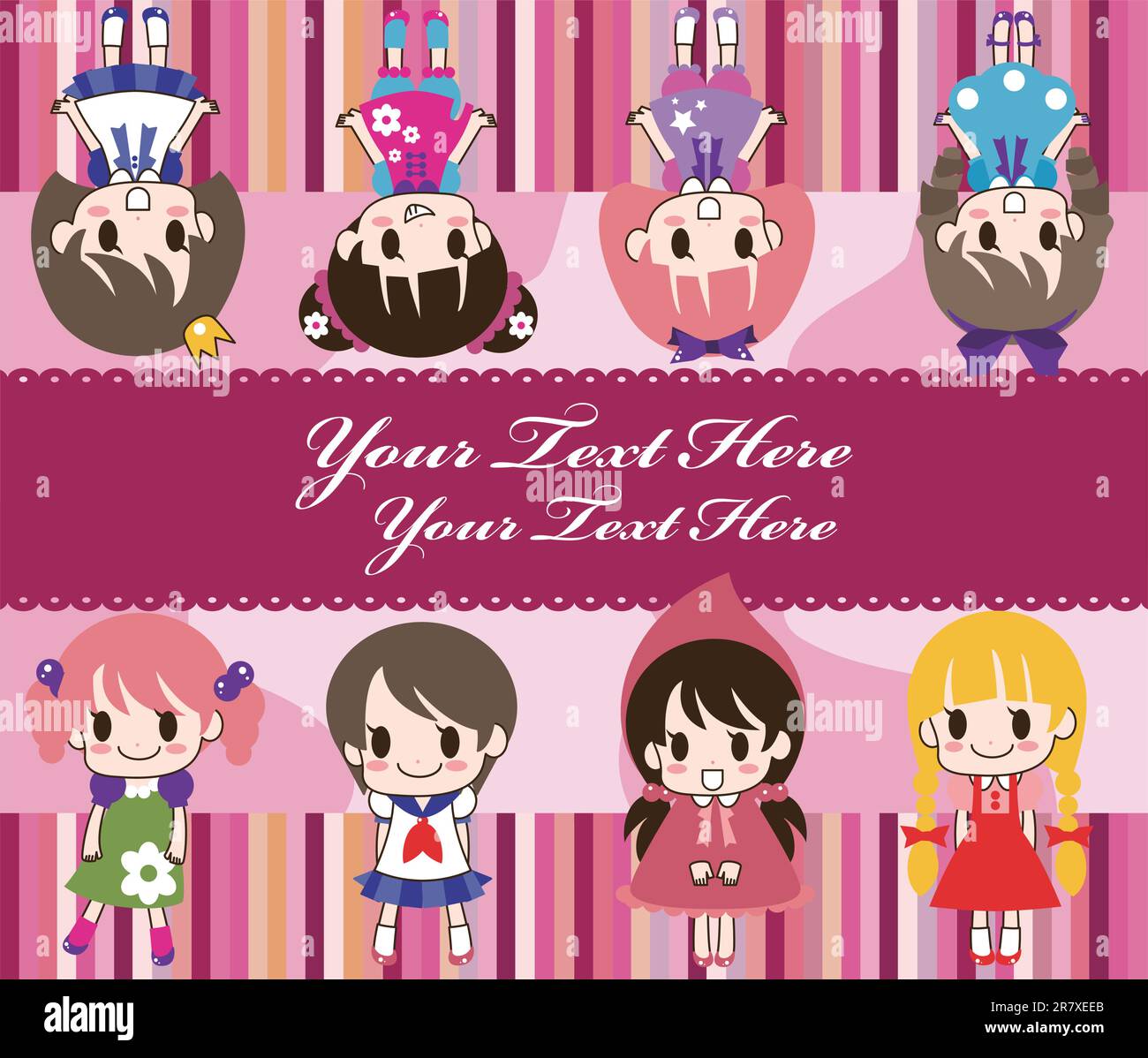 Welcome card Stock Vector Images - Alamy