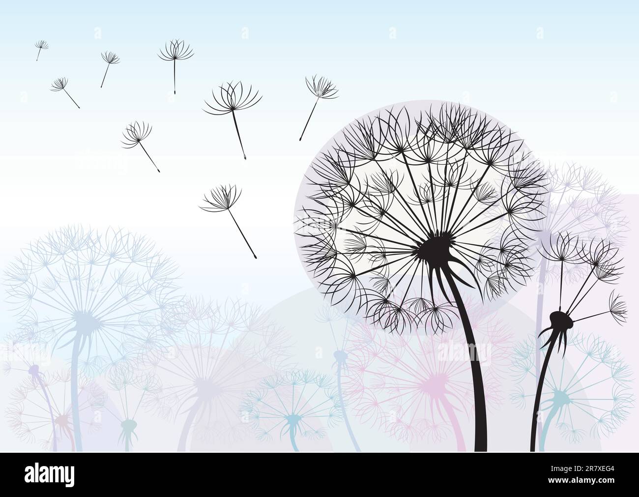 Dandelion leaf Stock Vector Images - Alamy