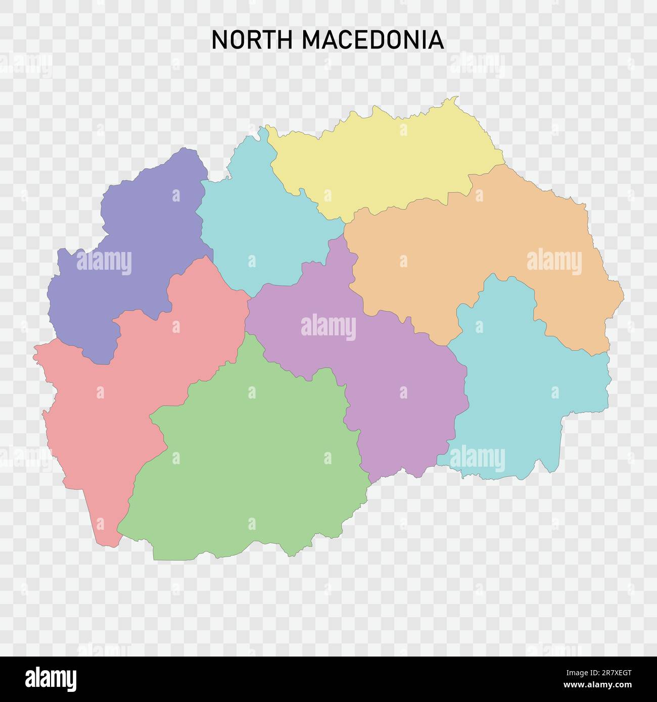 Macedonia political map capital hi-res stock photography and images - Alamy