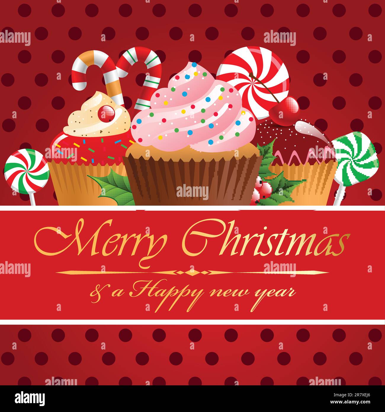 Cute christmas sweets cookie Stock Vector Images - Alamy