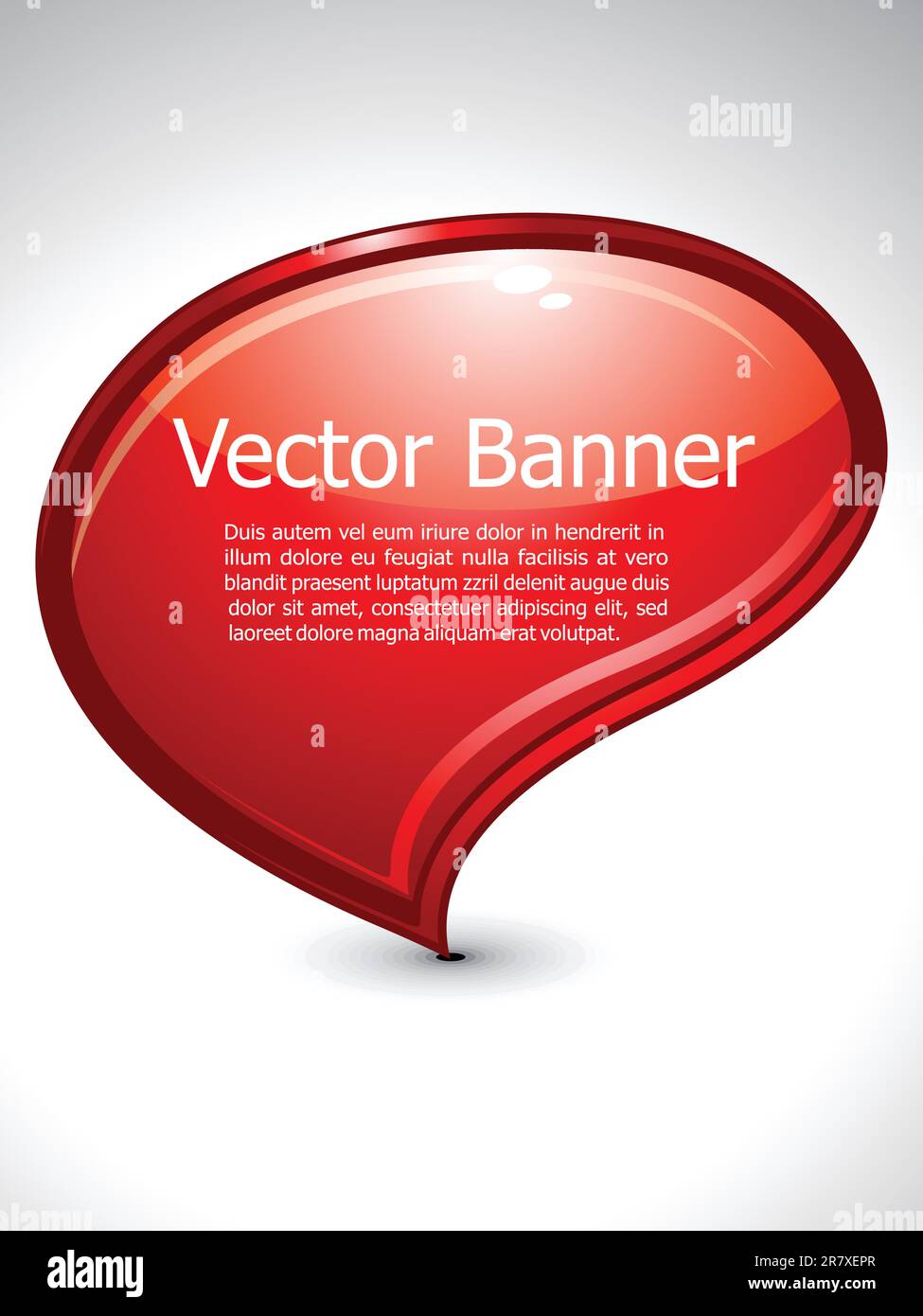 abstract glossy banner vector illustration Stock Vector Image & Art - Alamy