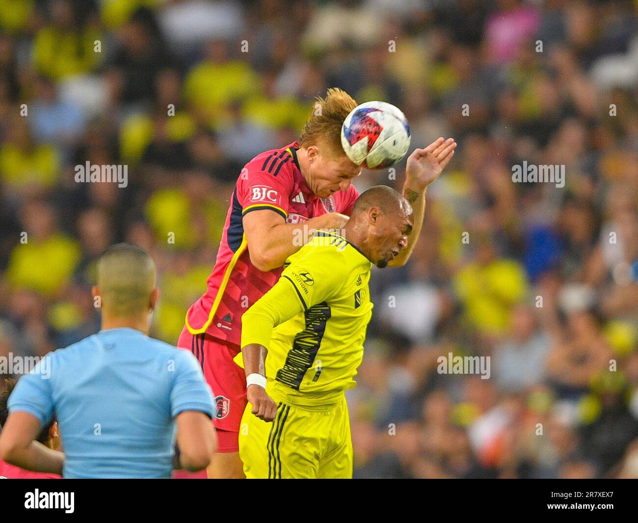 June 17, 2023: St. Louis City midfielder Celio Pompeu (12) and ...