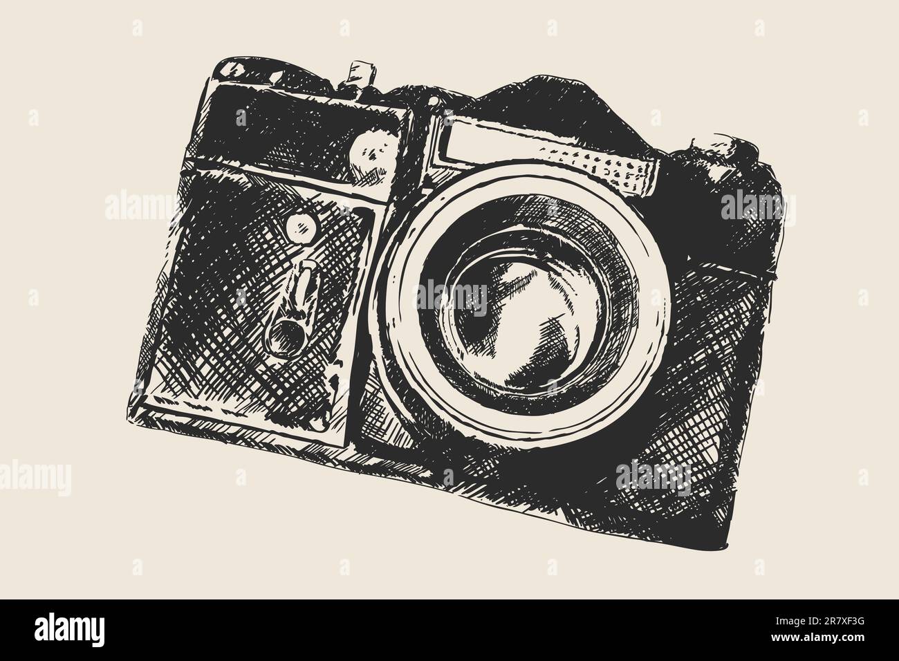 Camera sketch Stock Vector Images - Alamy