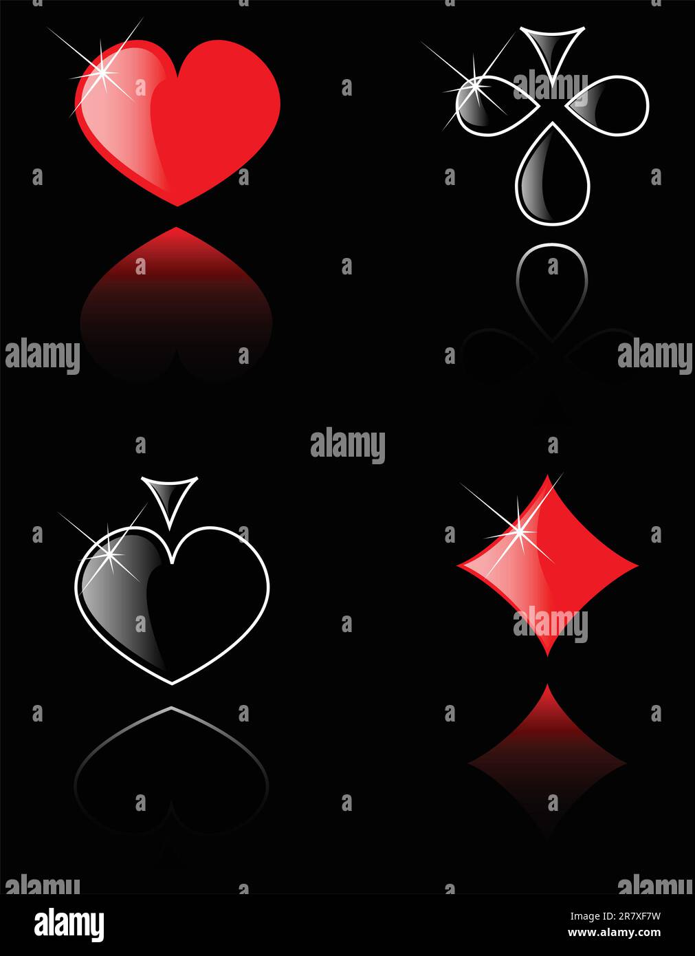 vector play card set eps 8 Stock Vector Image & Art - Alamy