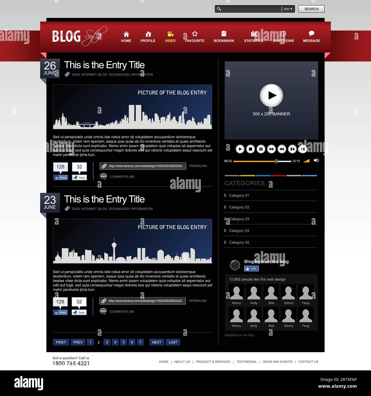 Side portal Stock Vector Images - Alamy