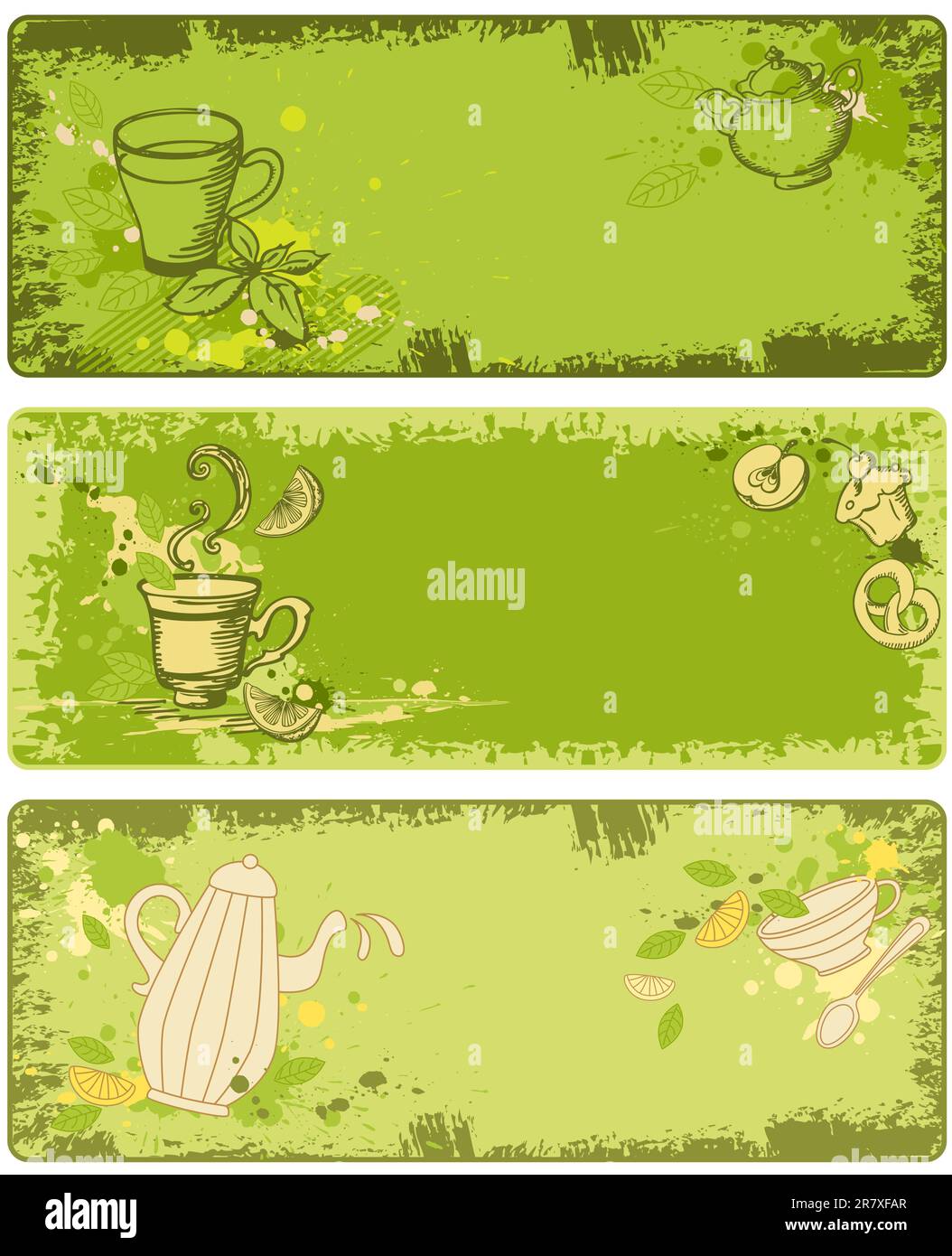 Set grunge style banners Stock Vector Images - Alamy