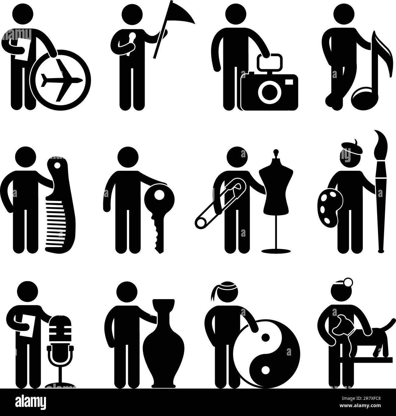 Professional tour guide Stock Vector Images - Alamy