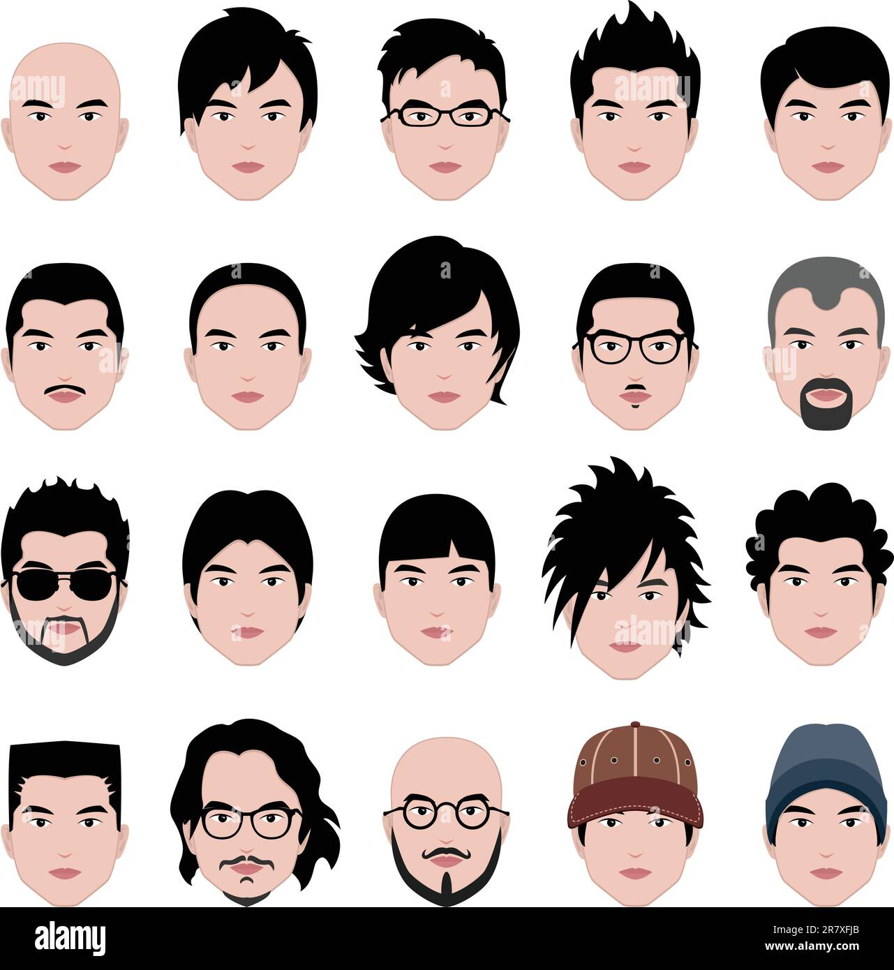 Bald man winter Stock Vector Images - Alamy