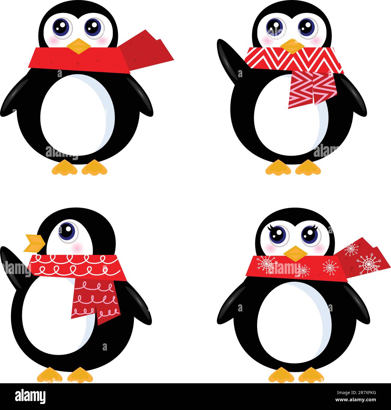 Cute vector Penguins isolated on white. Vector Stock Vector Image & Art ... Cute vector Penguins isolated on white. Vector Stock Vector Image & Art ...