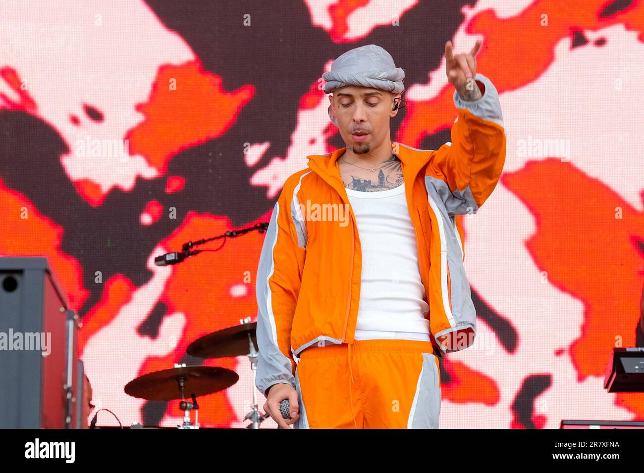Costadinos Contostavlos known by stage name Dappy performing live on ...