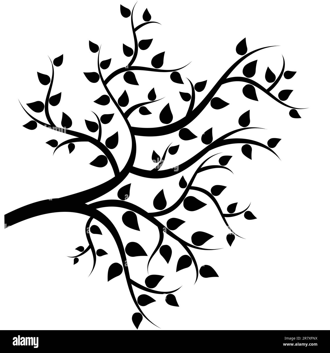Plant life on tree Stock Vector Images - Alamy